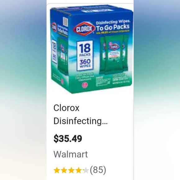 Clorox | Kitchen | Clorox Disinfecting Wipes To Go Packs | Poshmark